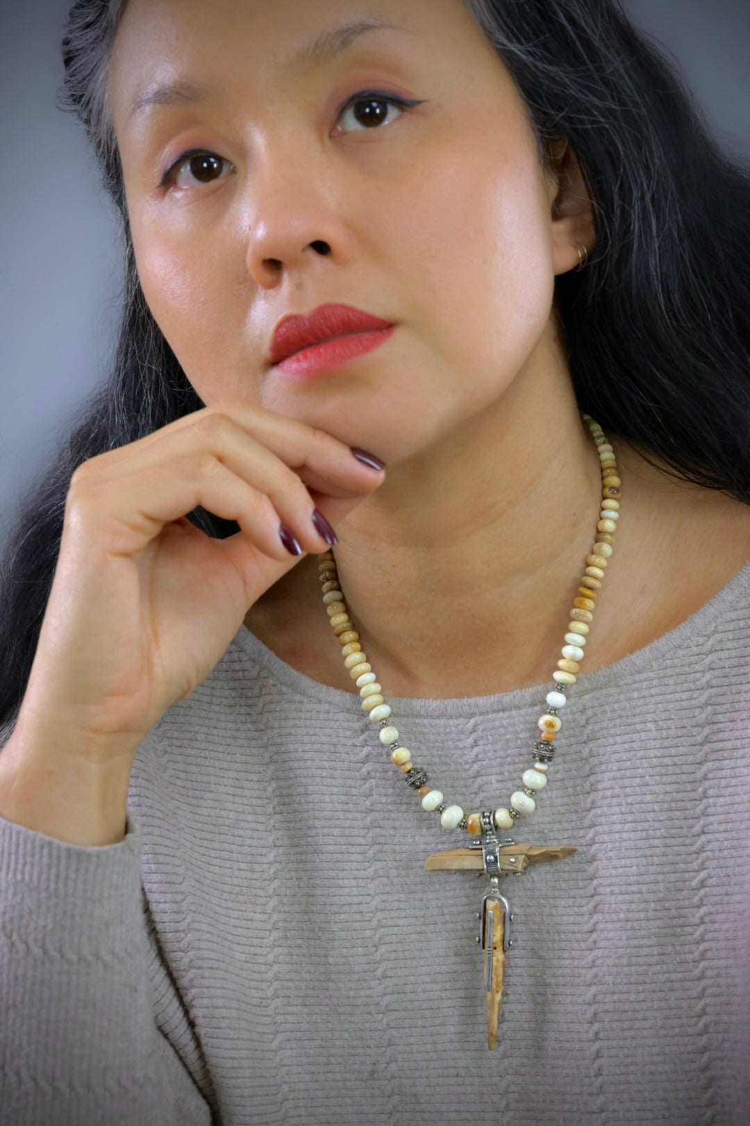 Ivory Artifact Necklace – Fish Creek Company