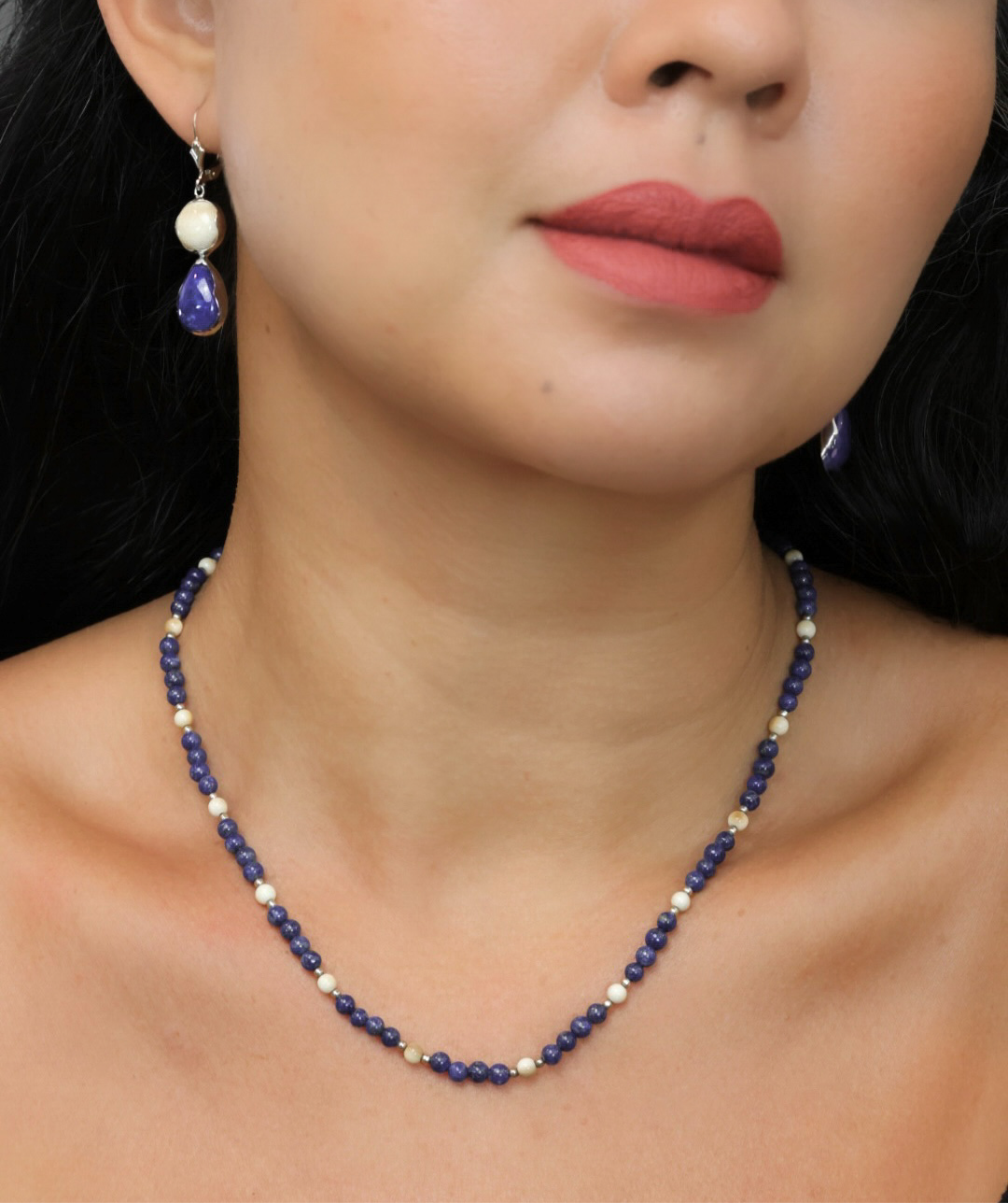 Ivory & Lapis Necklace – Fish Creek Company