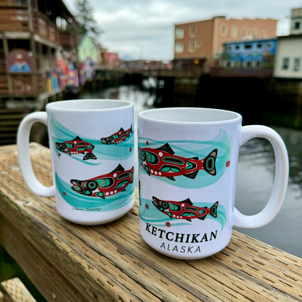 Salmon Ketchikan AK Mug – Fish Creek Company