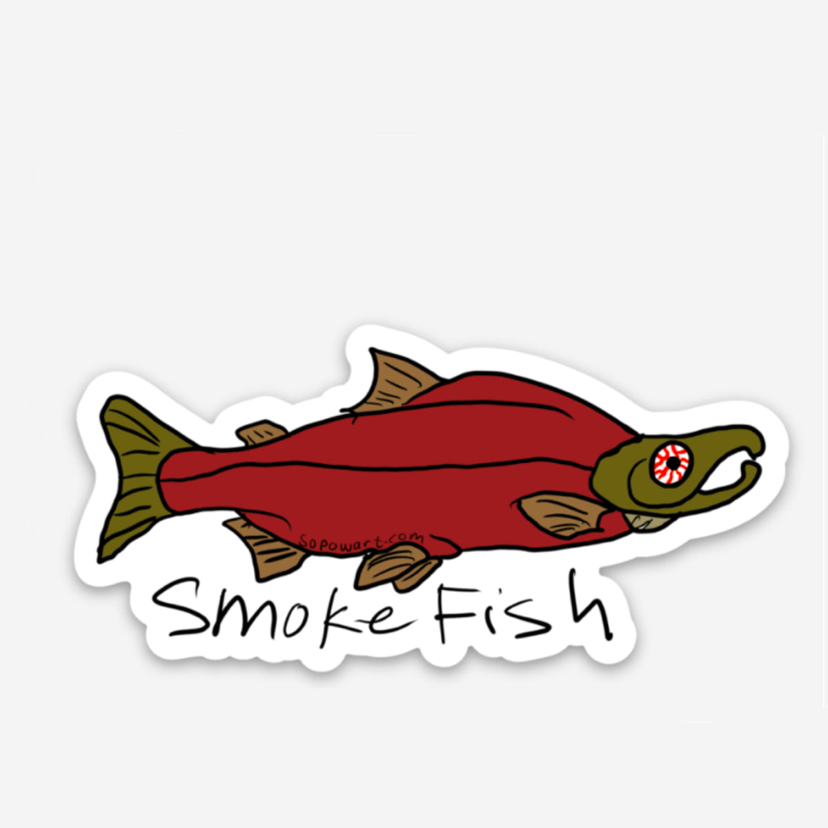 Smoke Fish Sticker – Fish Creek Company
