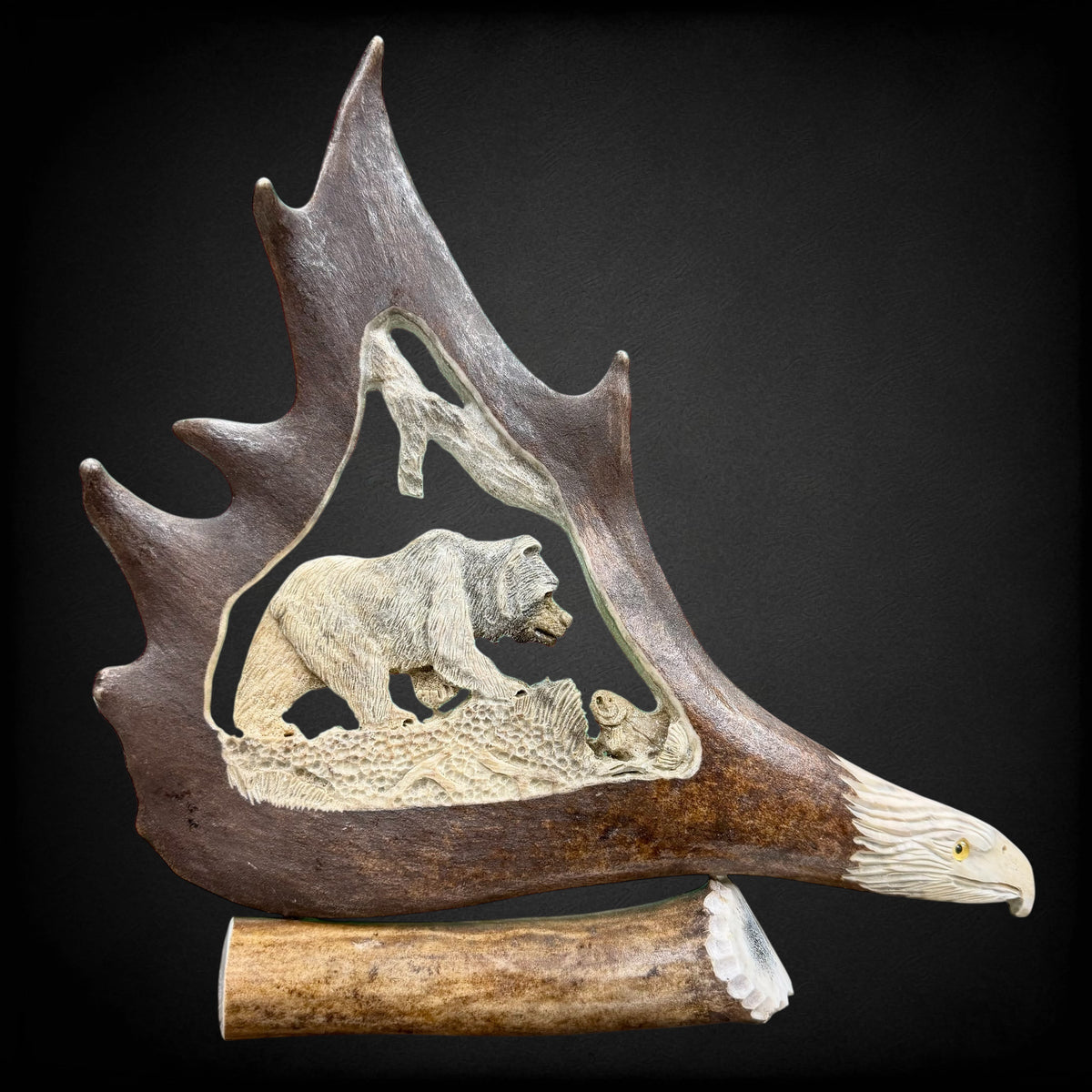 Bear - Antler Carving – Fish Creek Company