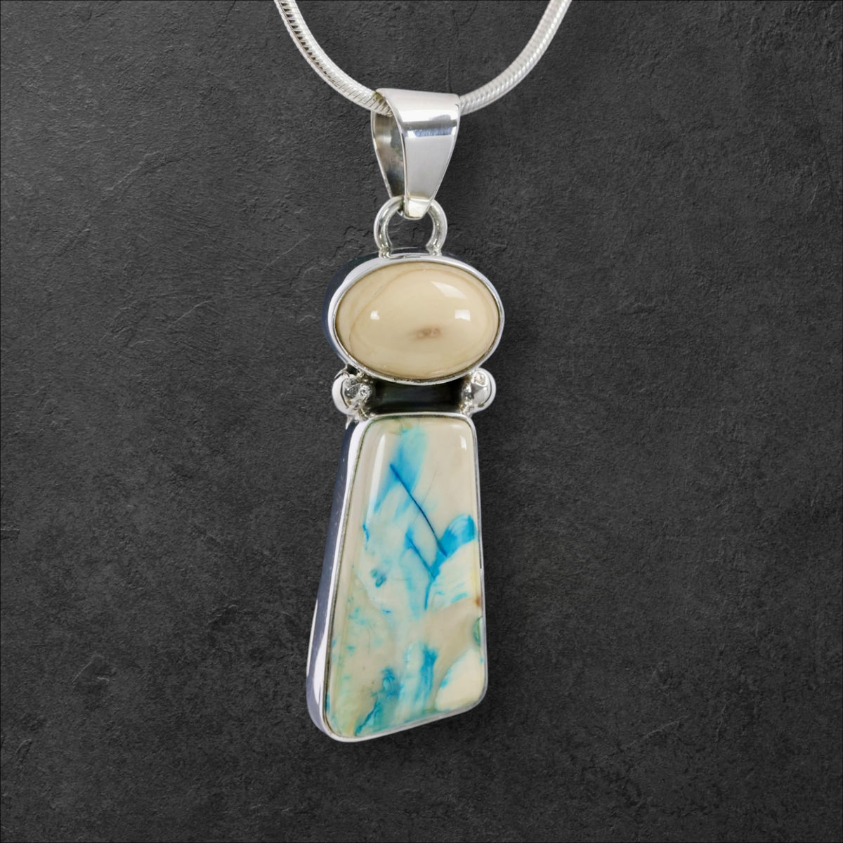 Mammoth Tooth & Ivory Pendant – Fish Creek Company
