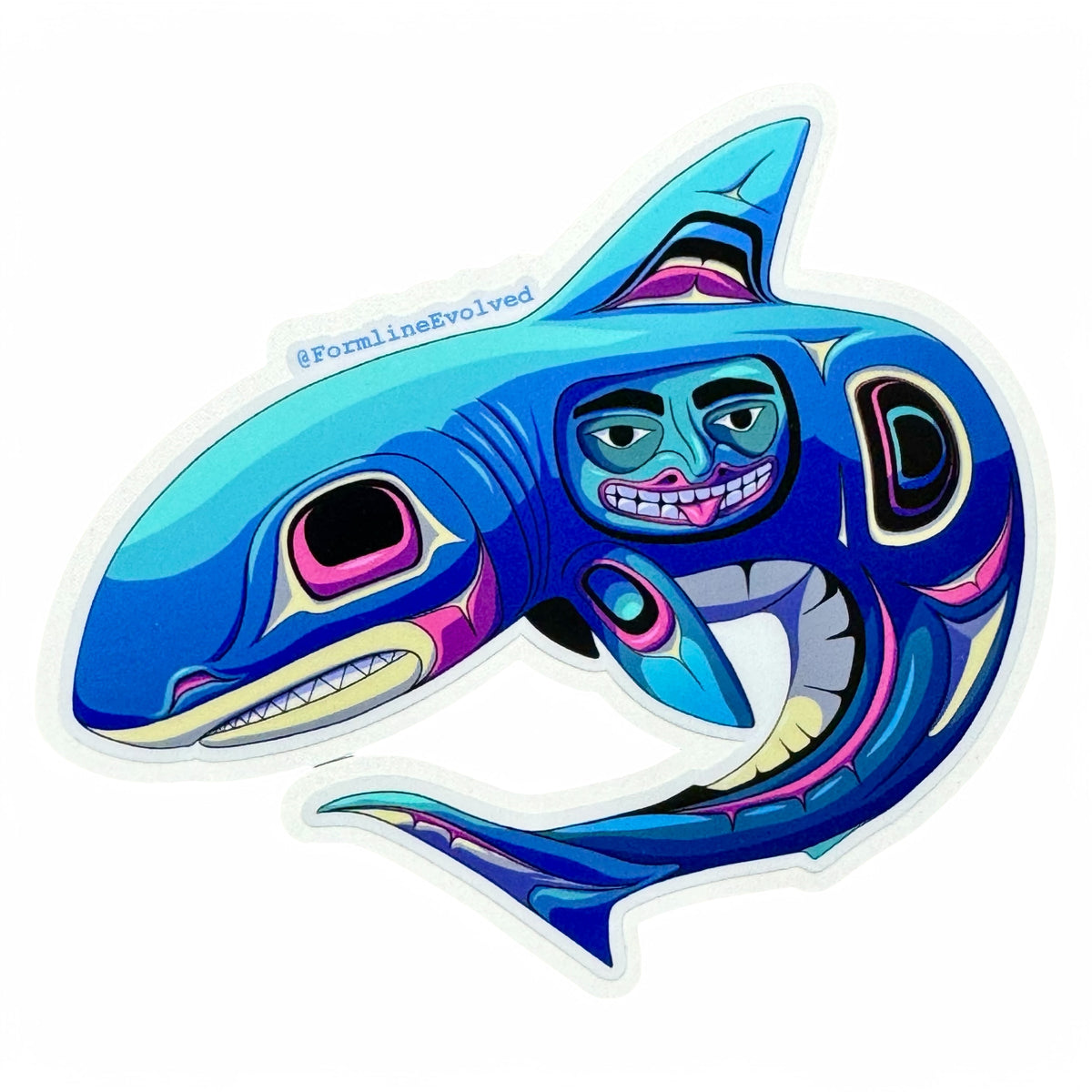 Shark Totem Sticker – Fish Creek Company