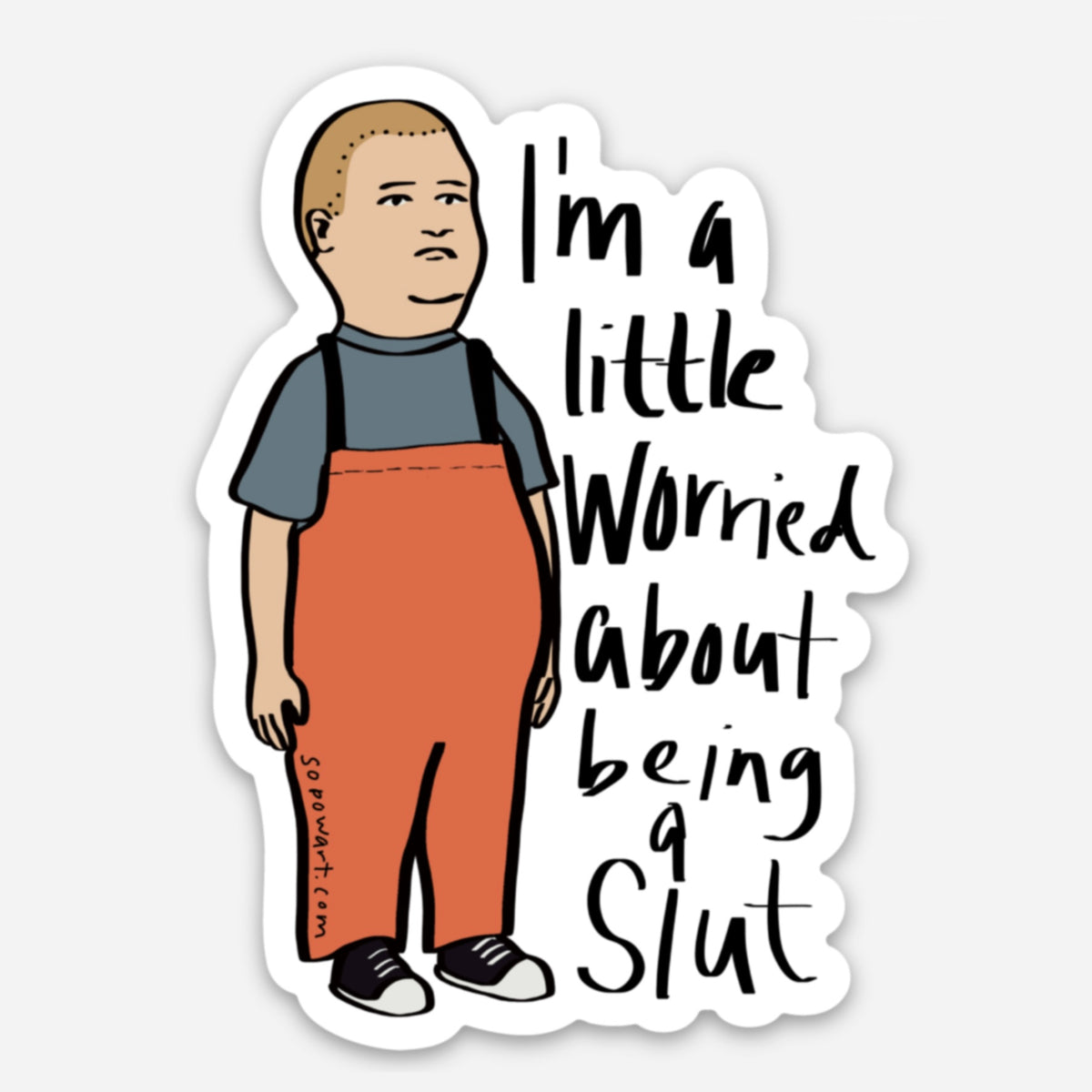 Bobby Hill Sticker – Fish Creek Company