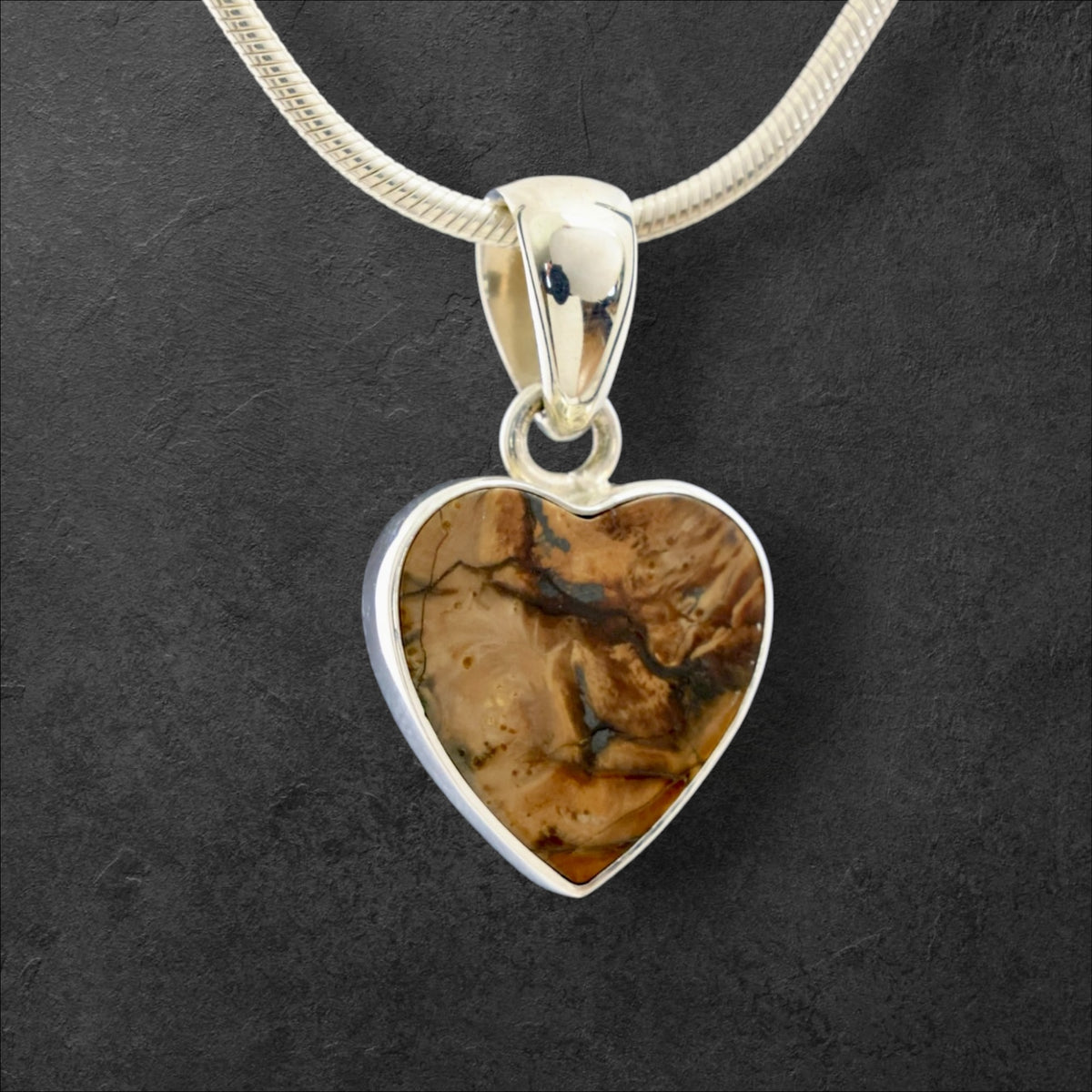 Mammoth Tooth Heart Pendant – Fish Creek Company