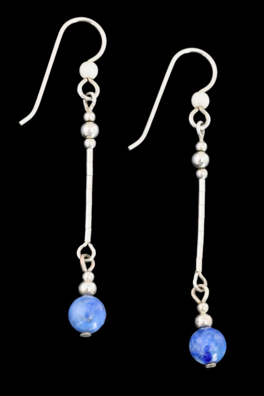 Ivory & Lapis Earrings – Fish Creek Company