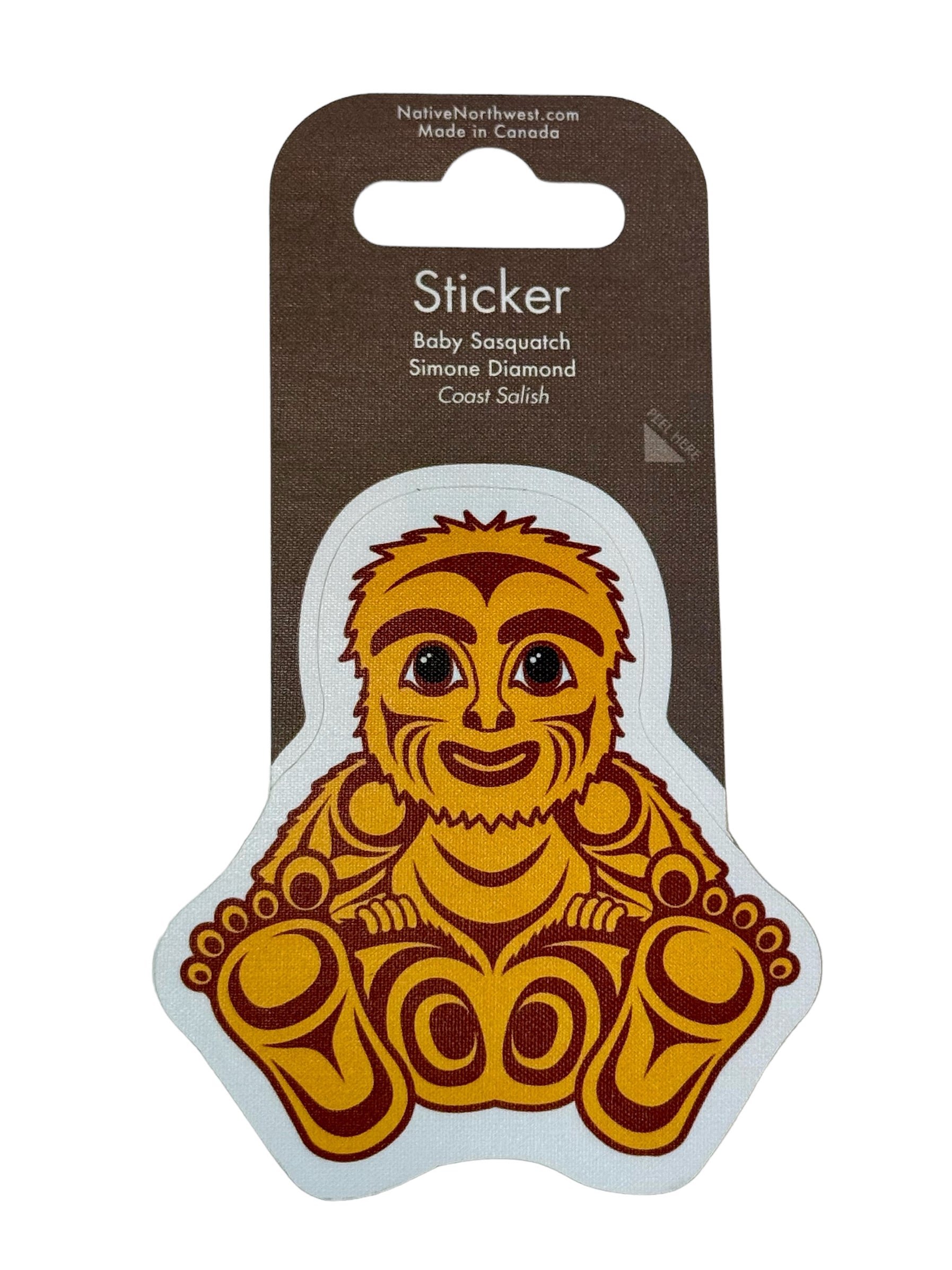 Baby Sasquatch Sticker – Fish Creek Company
