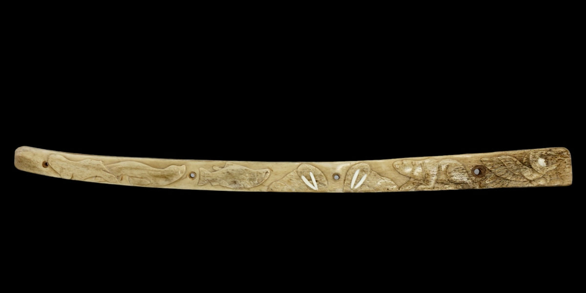 Fossil Whalebone Carving – Fish Creek Company