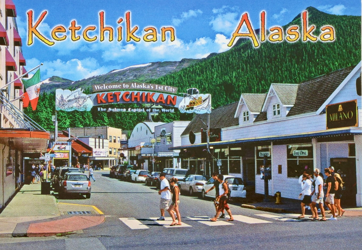 Ketchikan, AK Postcard – Fish Creek Company