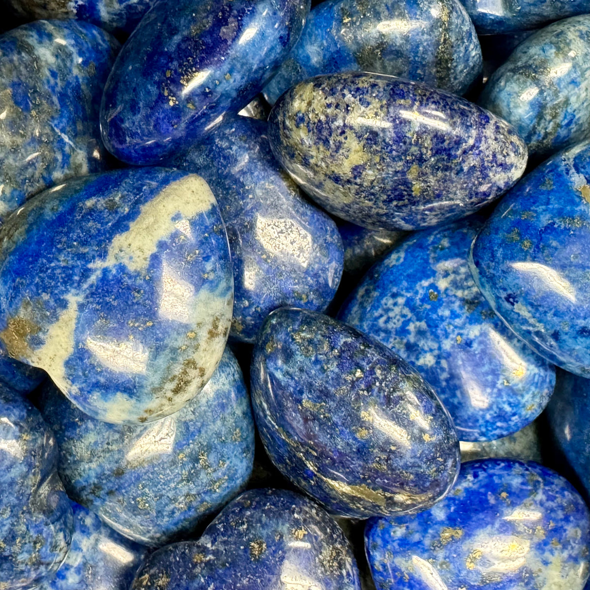 Lapis Small Stone Heart – Fish Creek Company
