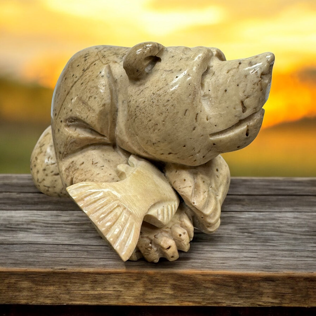 Alaska Walrus Jawbone Carving – Fish Creek Company