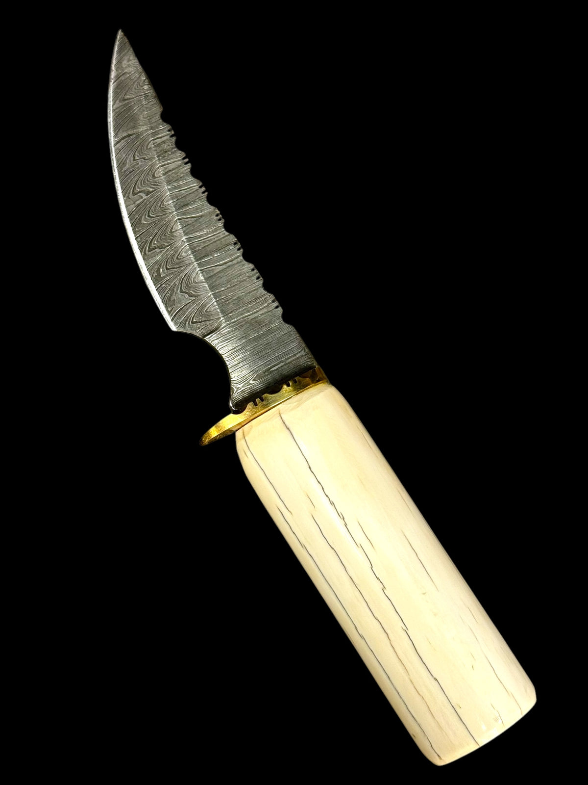 Alaska Ivory & Damascus Knife – Fish Creek Company
