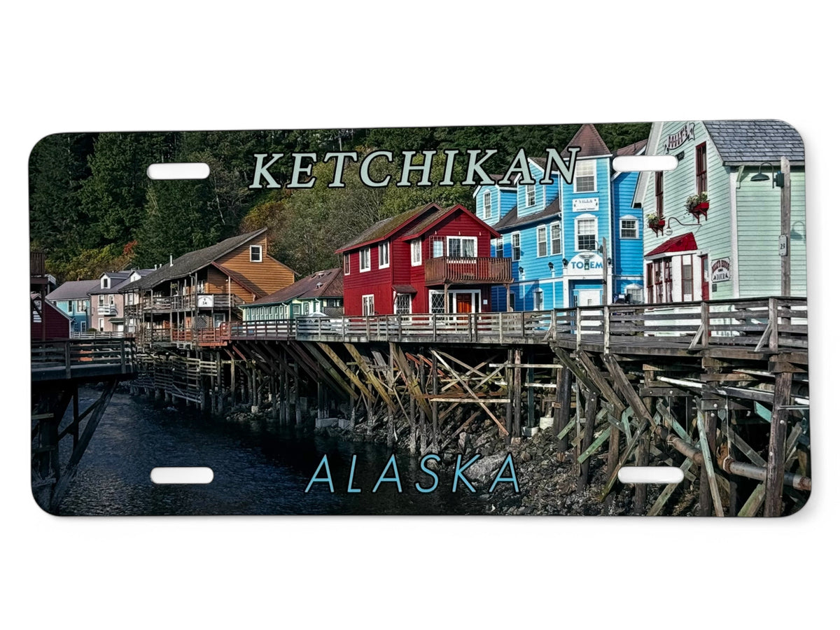 Ketchikan Alaska License Plate – Fish Creek Company