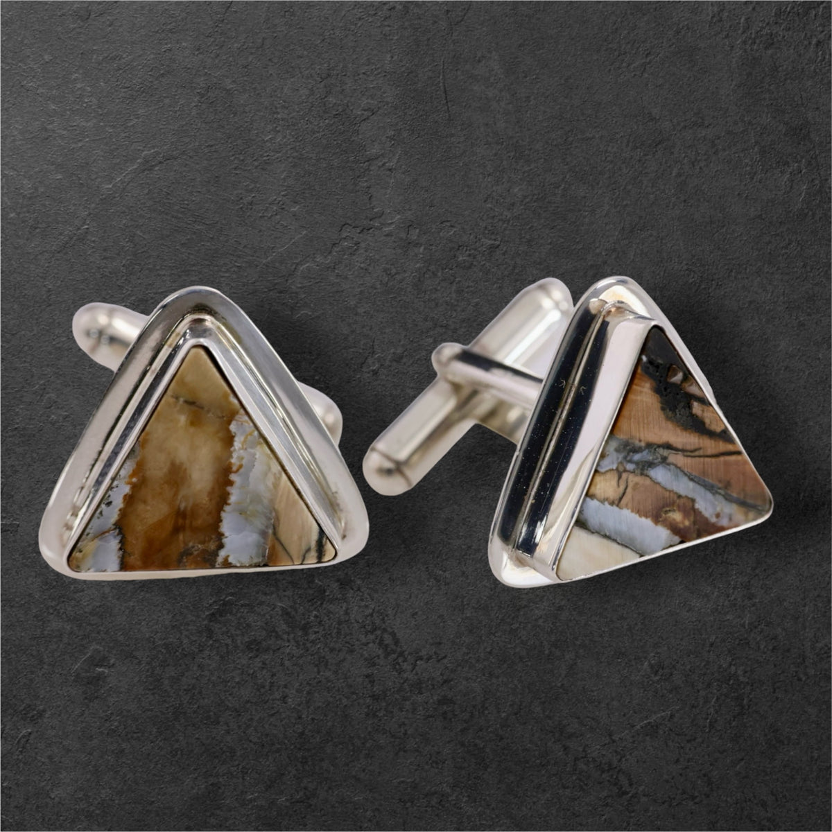 Triangle Cuff Links – Fish Creek Company