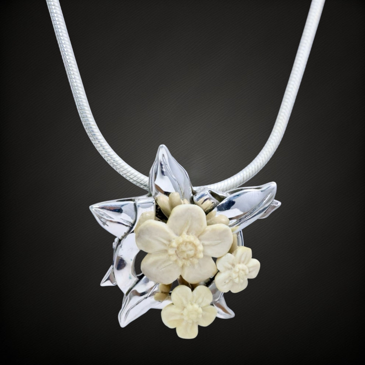 Forget Me Not Pendant/Brooch – Fish Creek Company