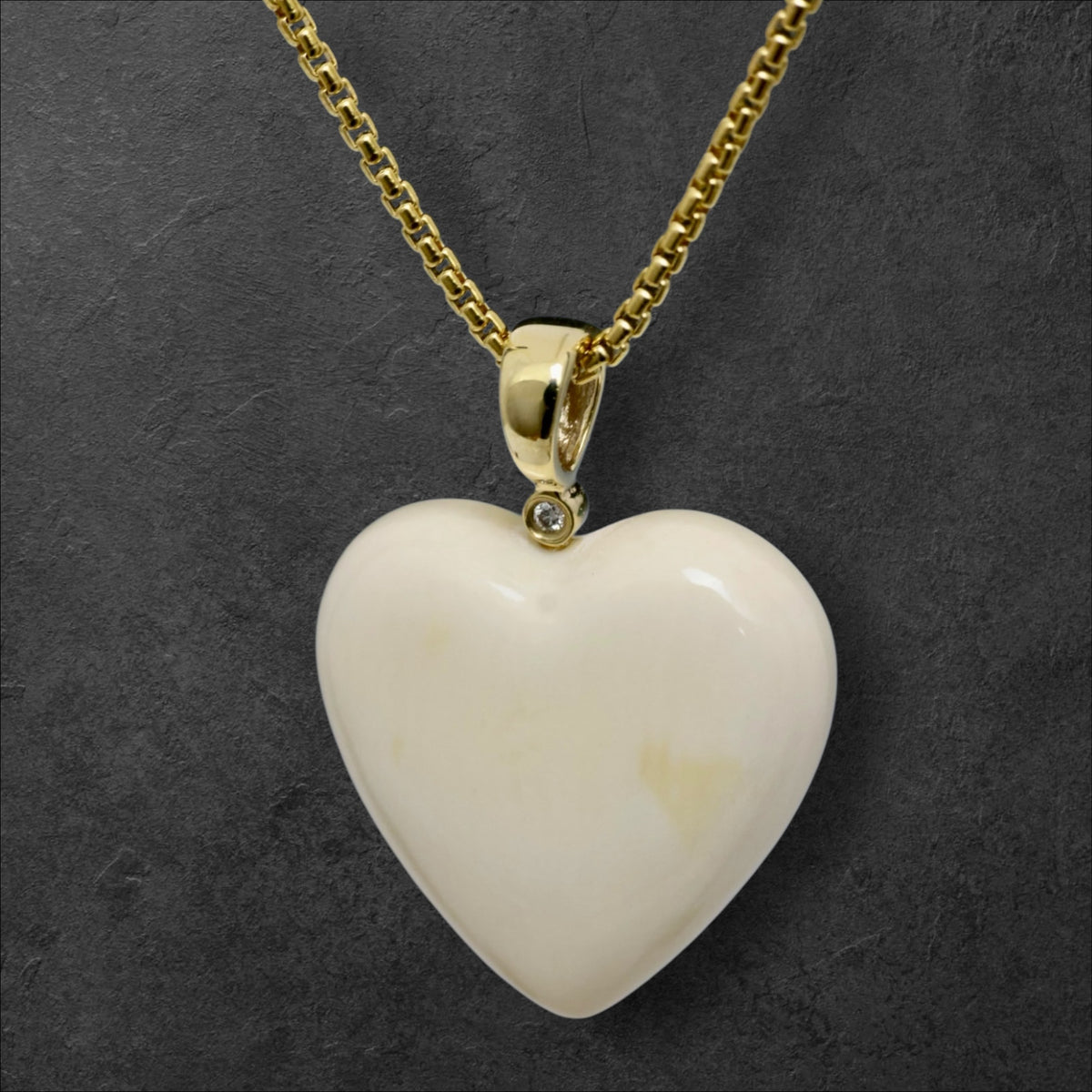 Mammoth Ivory Heart Jewelry – Fish Creek Company