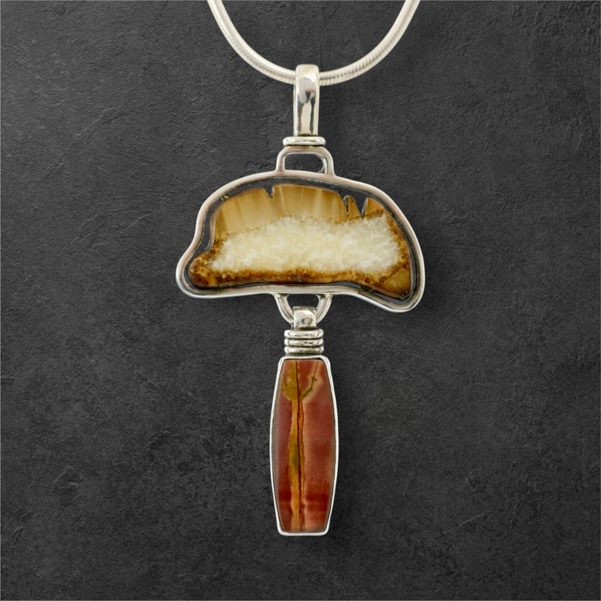 Ivory & Jasper Pendant – Fish Creek Company