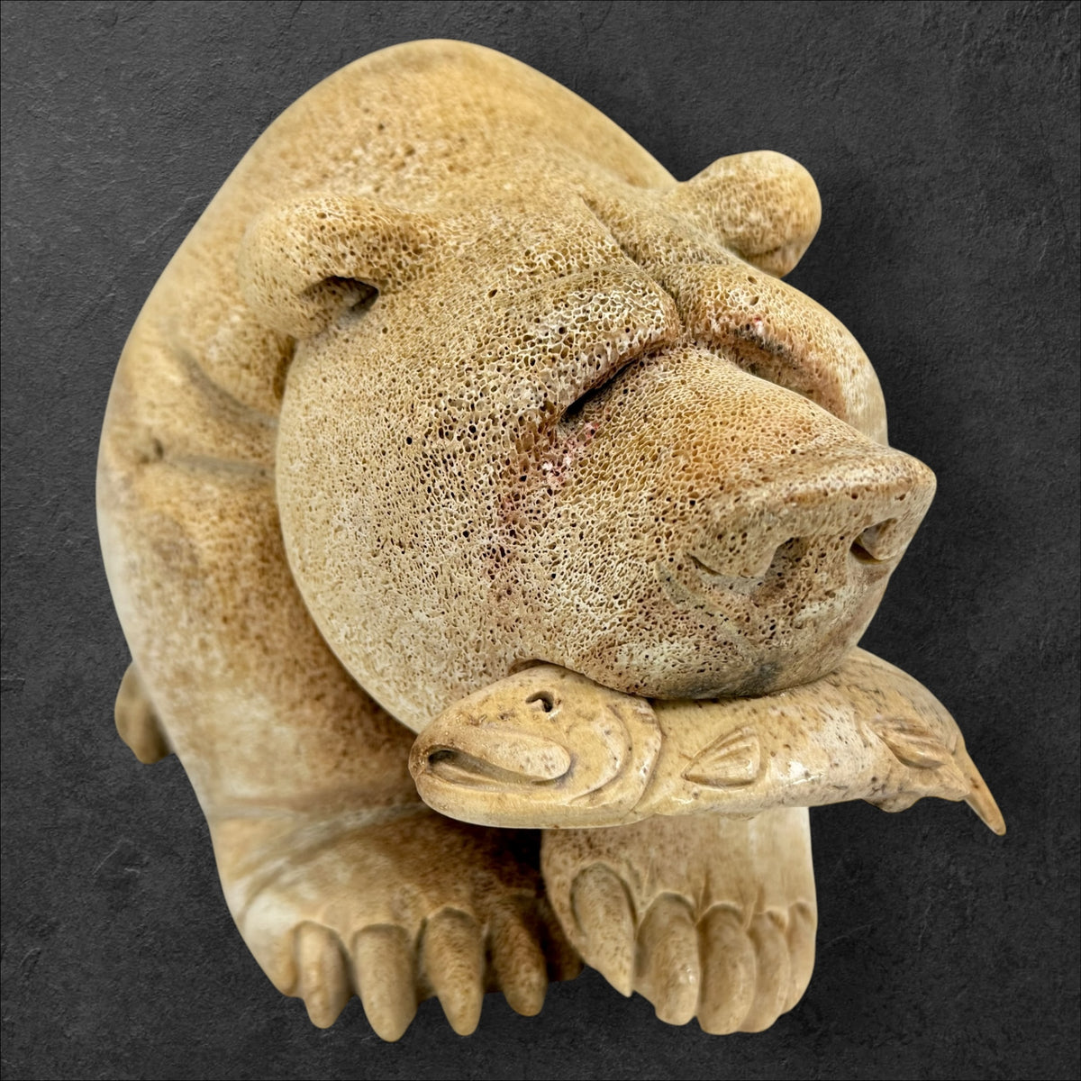 Alaska Whalebone Eskimo Carving – Fish Creek Company