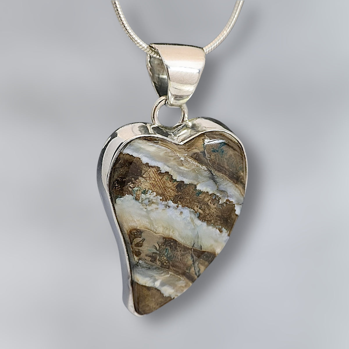 Mammoth Tooth Heart Pendant – Fish Creek Company