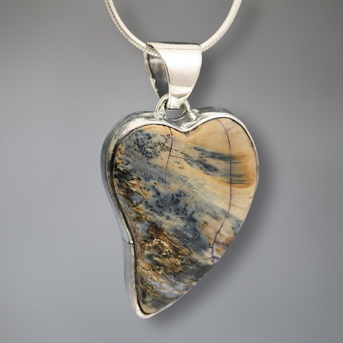 Mammoth Tooth Heart Pendant – Fish Creek Company