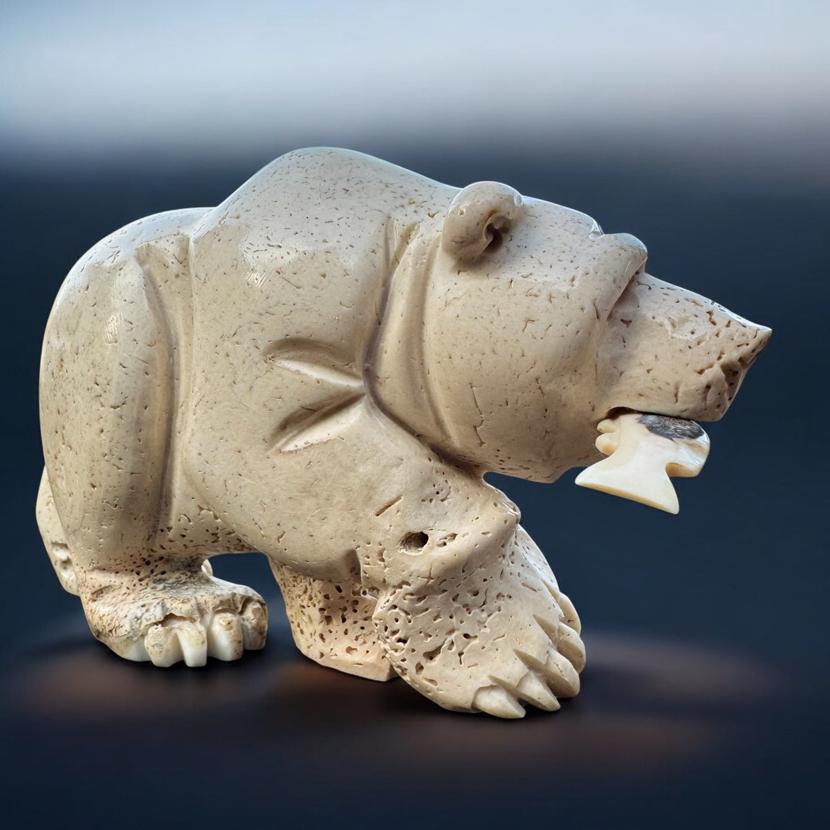 Alaska Walrus Jawbone Carving – Fish Creek Company