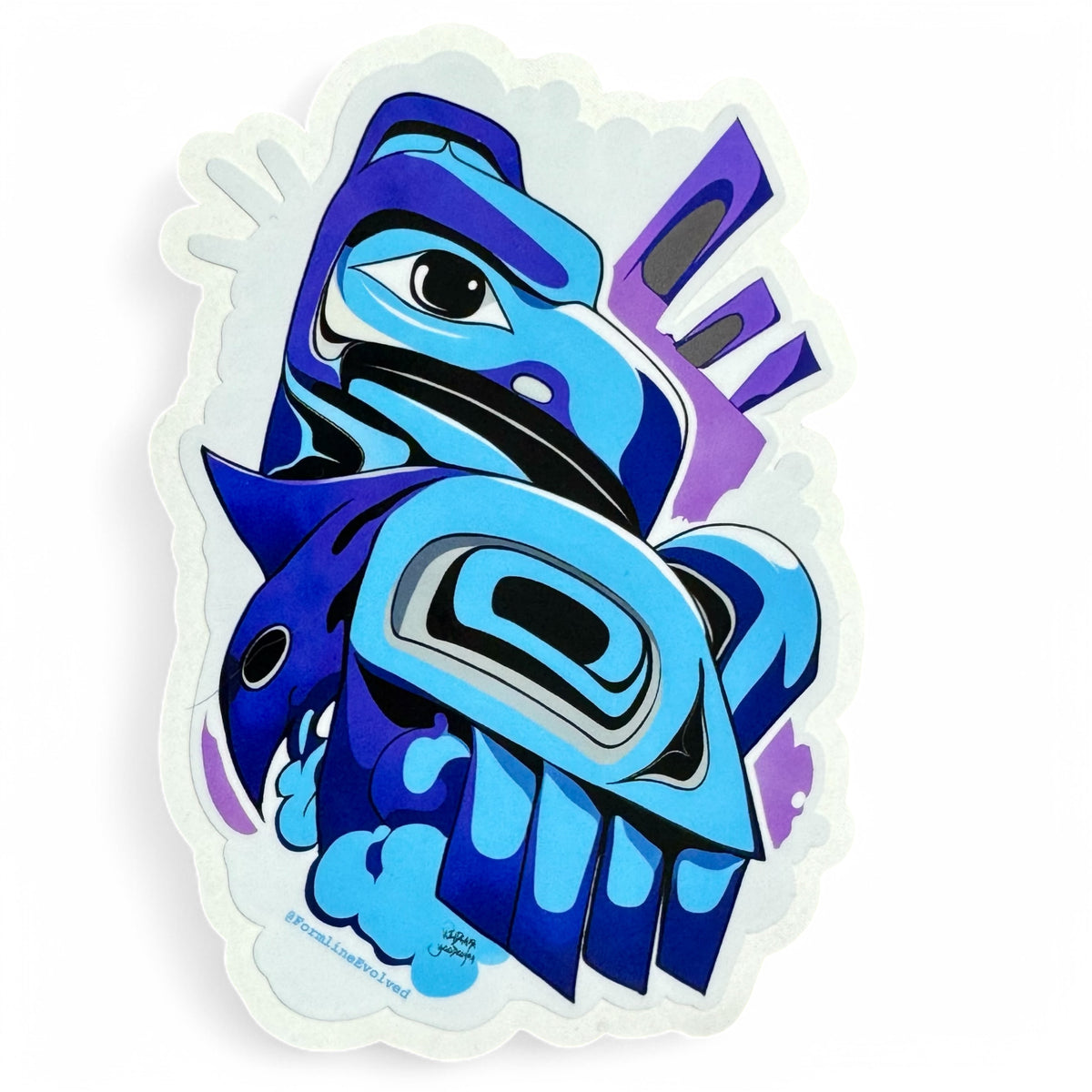 Raven Graffiti Sticker – Fish Creek Company