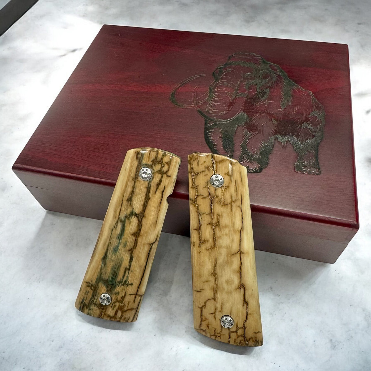 Mammoth Ivory 1911 Pistol Grips – Fish Creek Company