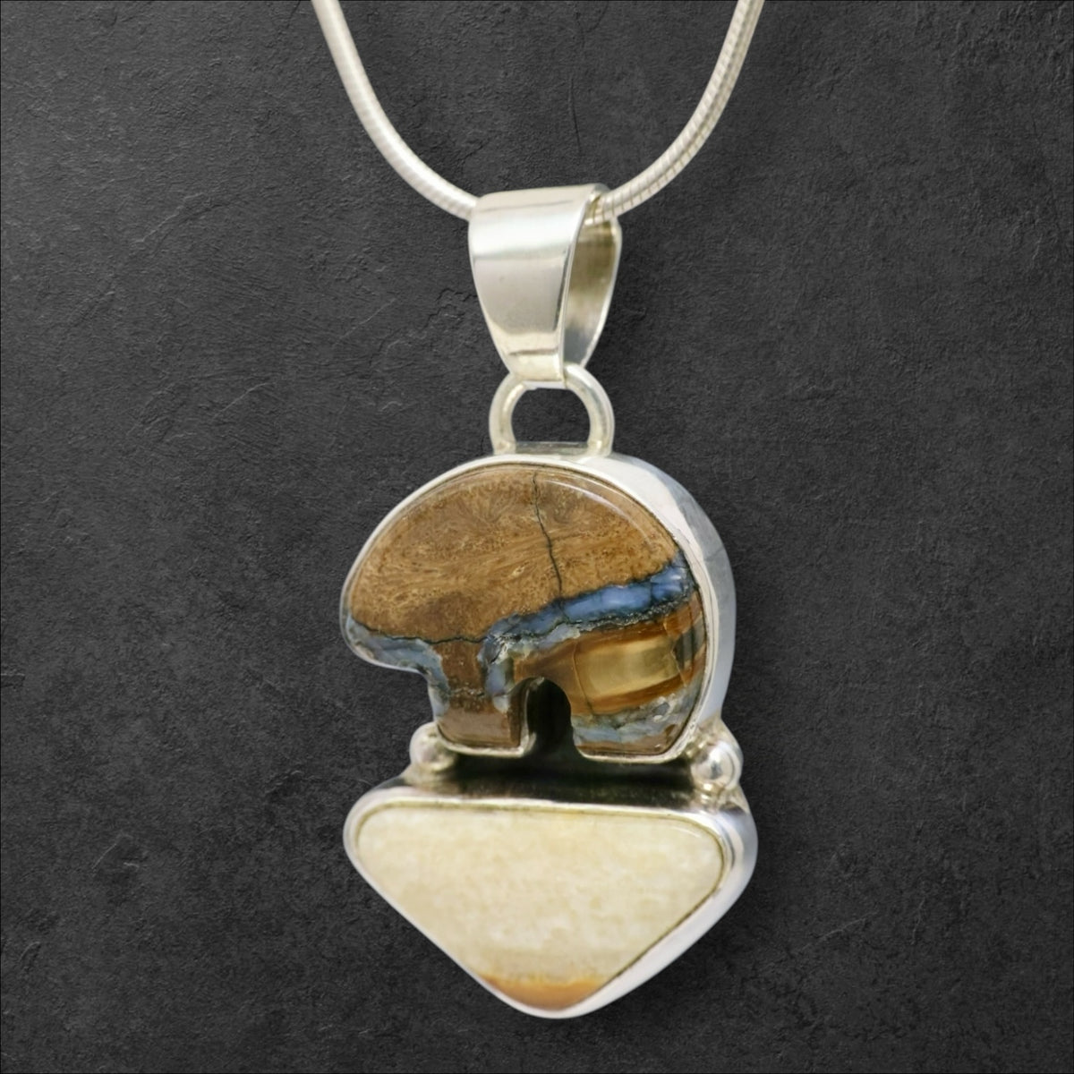 Mammoth Tooth & Ivory Pendant – Fish Creek Company