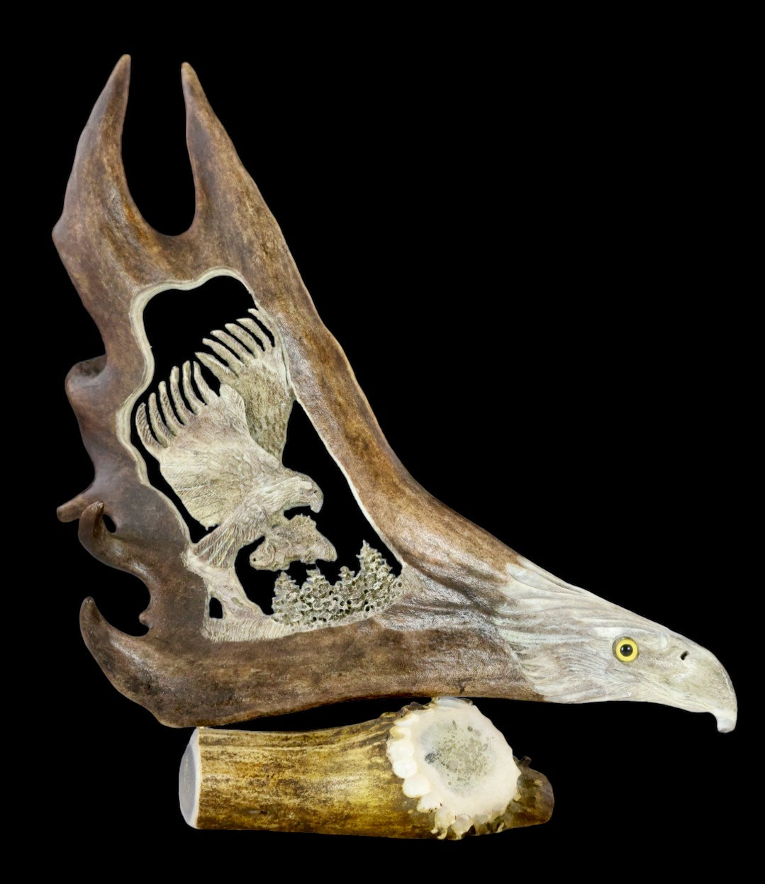 Eagle - Caribou Antler – Fish Creek Company