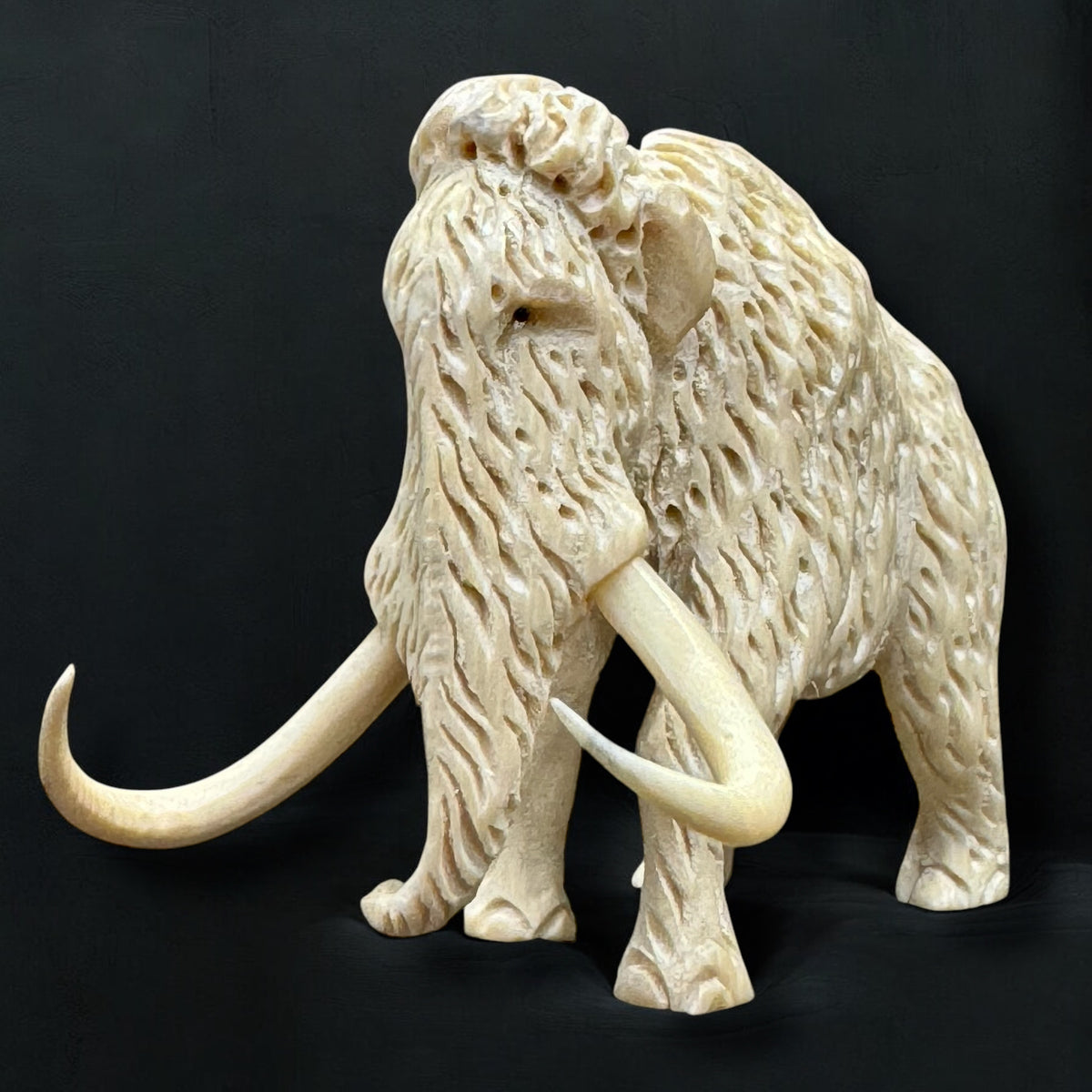 Woolly Mammoth Carving – Fish Creek Company