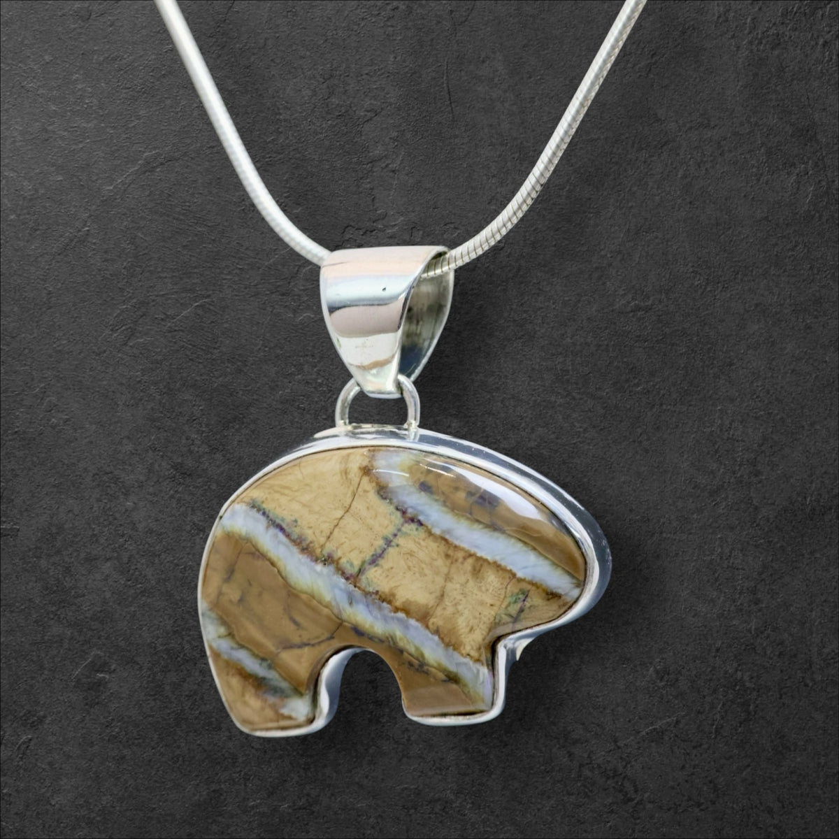Mammoth Tooth Bear Pendant – Fish Creek Company