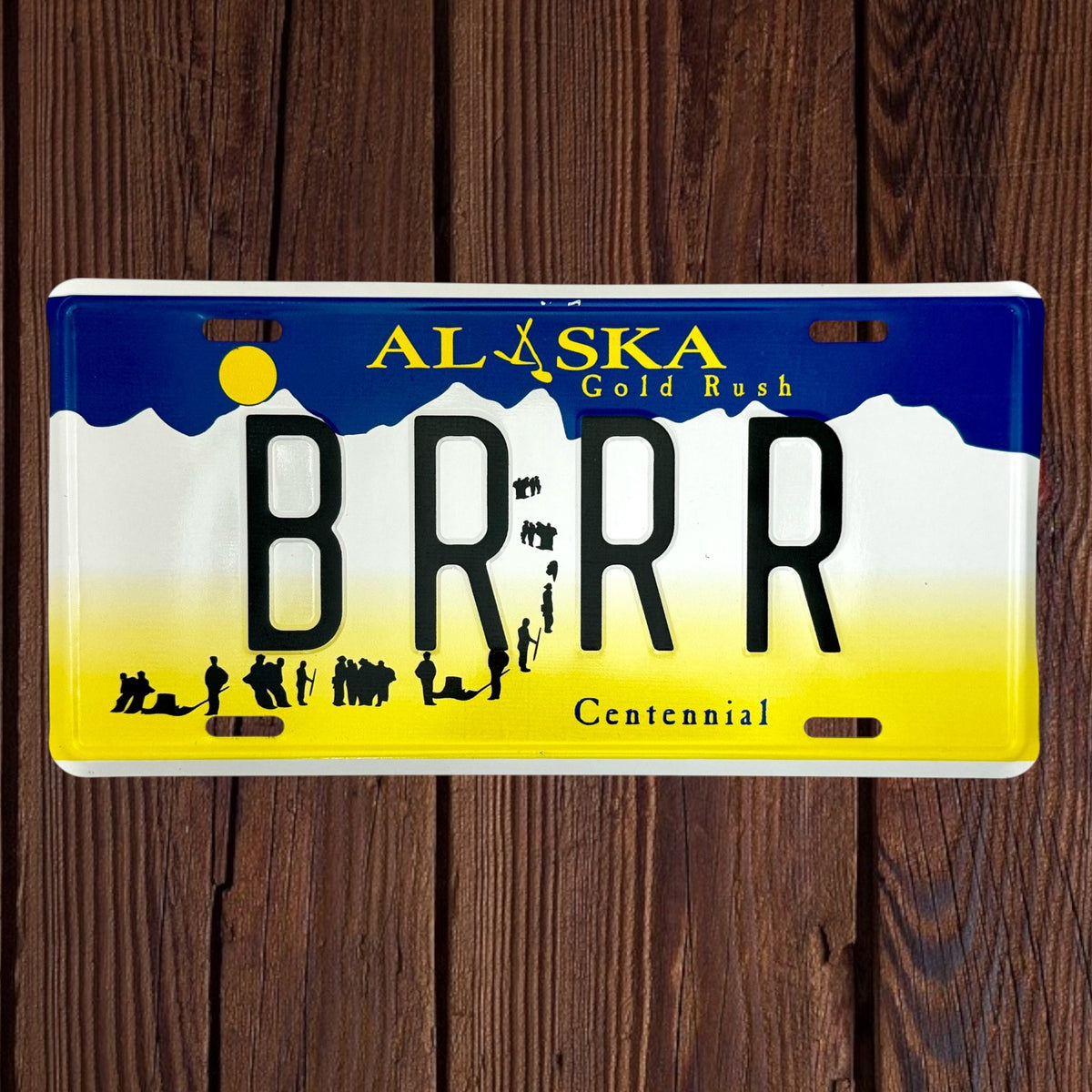 Alaska License Plate – Fish Creek Company