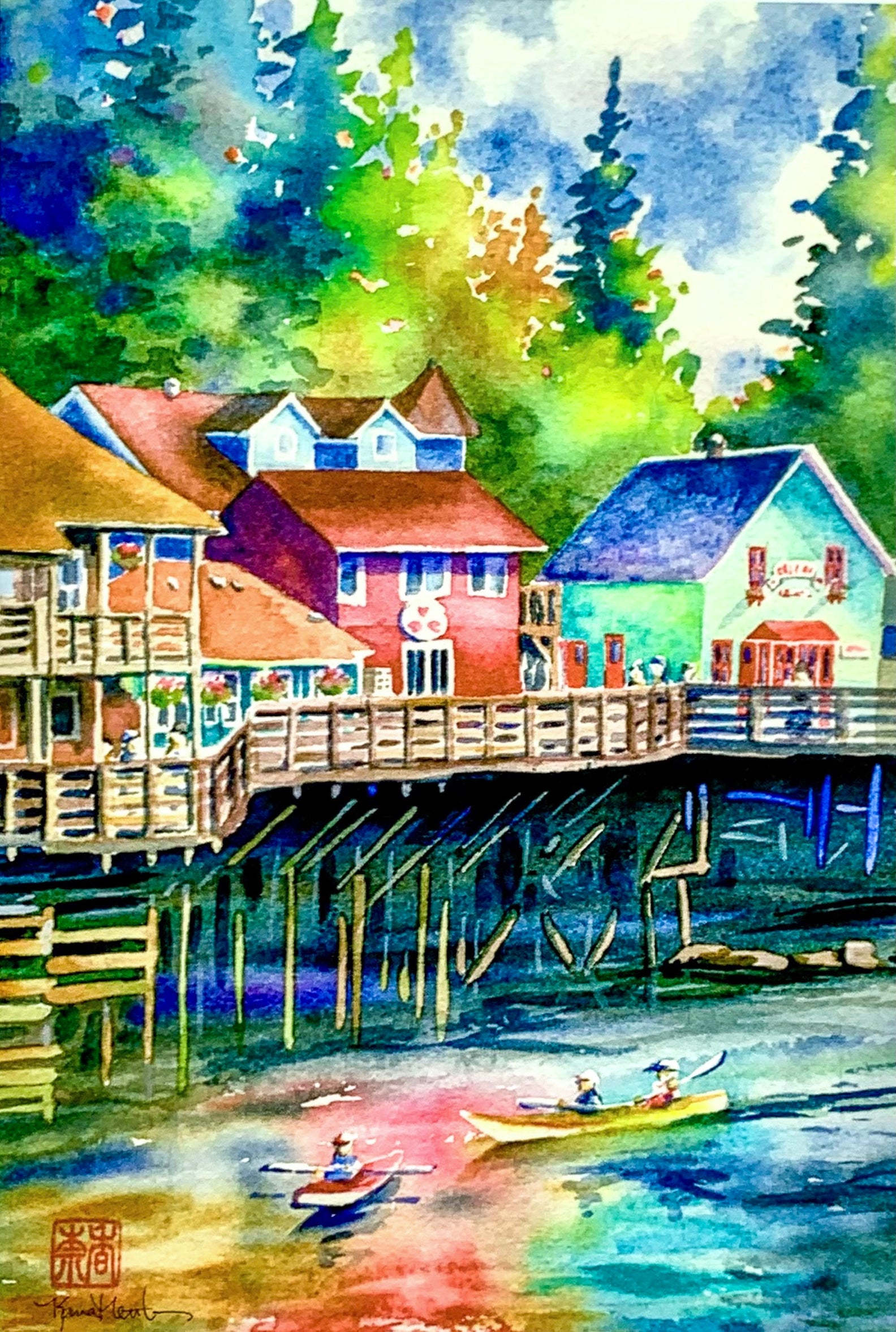 Ketchikan Art by Kana Yamasaki – Fish Creek Company