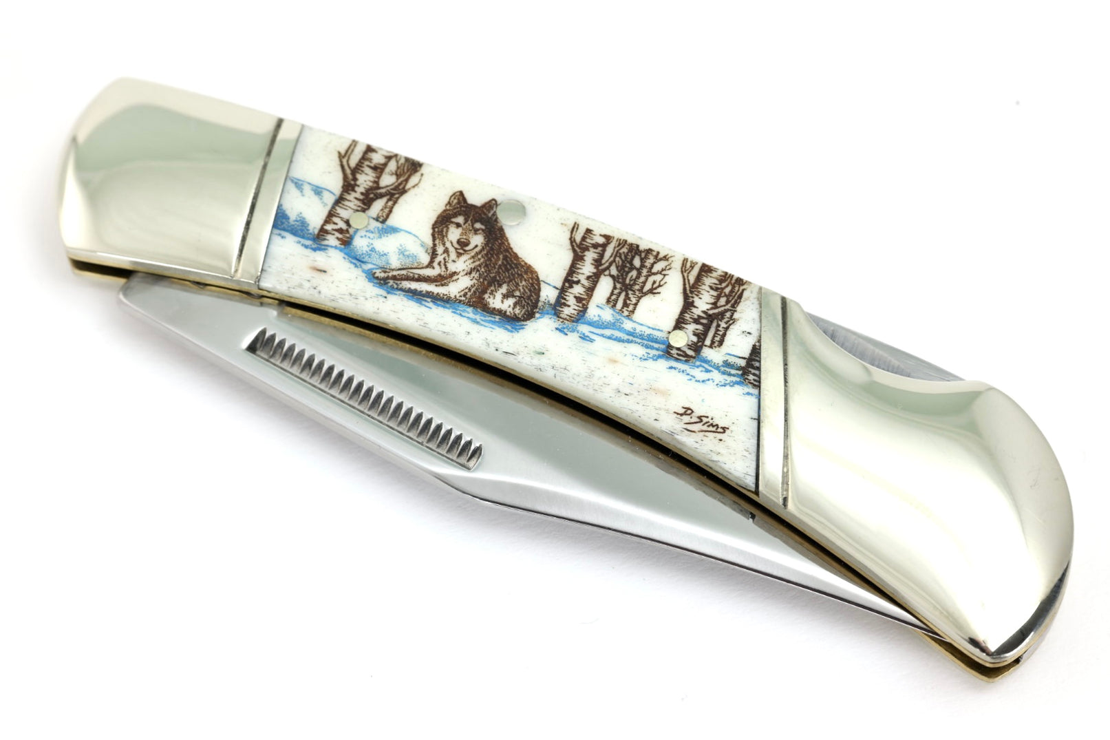 Color Scrimshaw - Wolf – Fish Creek Company
