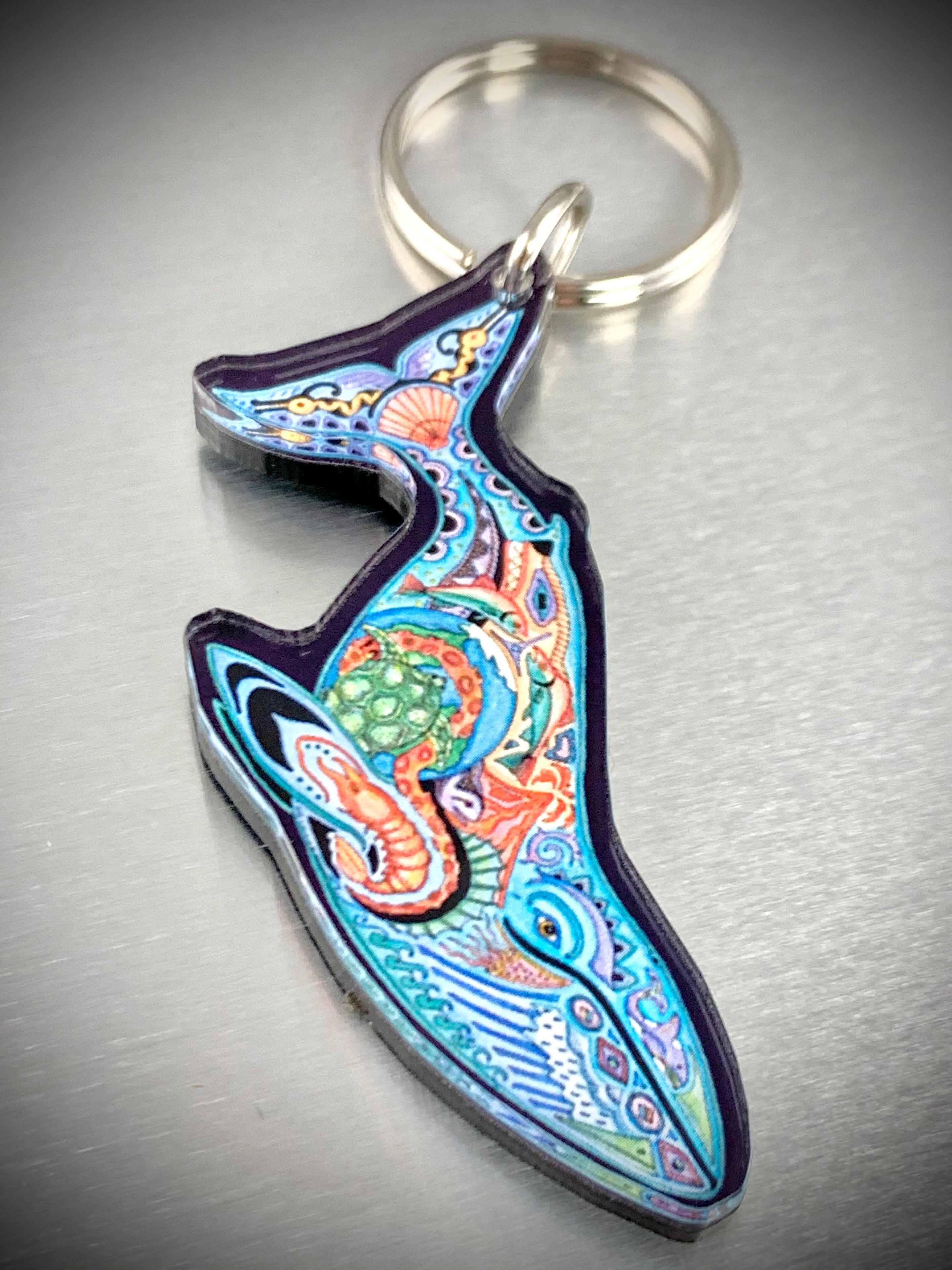 Blue Whale Key Chain – Fish Creek Company