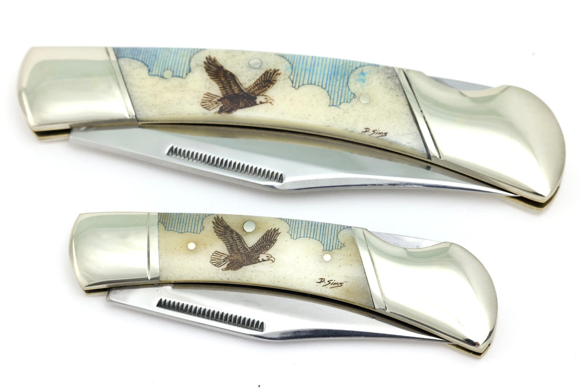 Color Scrimshaw - Eagle Flying – Fish Creek Company