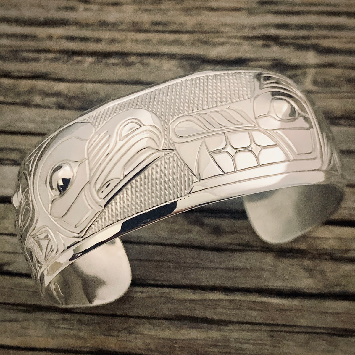 Native Alaska Wolf Eagle Bracelet – Fish Creek Company