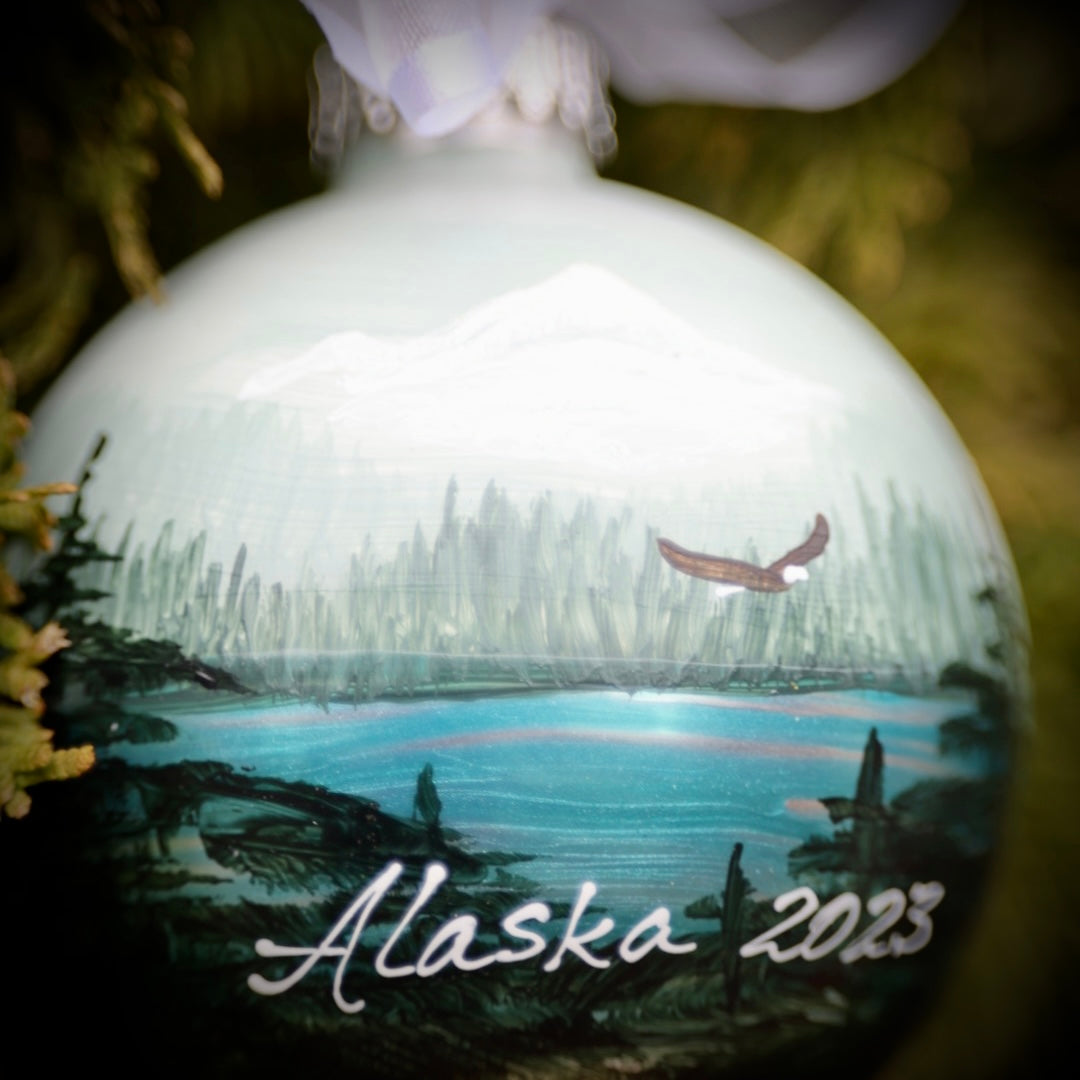 Alaska Hand Painted Ornaments – Fish Creek Company