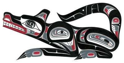 Pacific Northwest Native American Art Wolf Rich Lavalle Carved Native